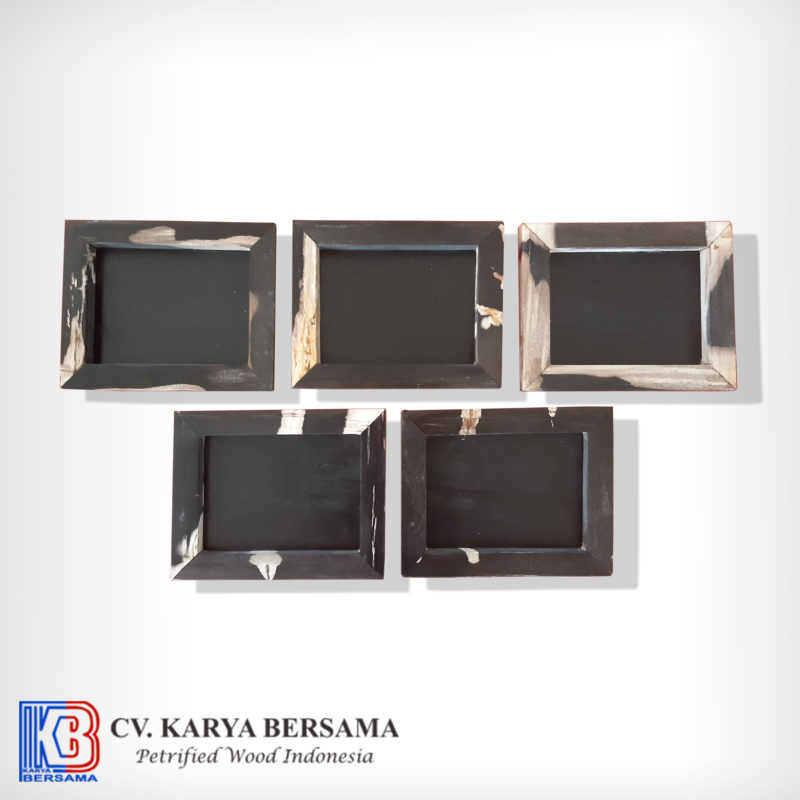 Petrified Wood Rectangle Frame - Karya Bersama